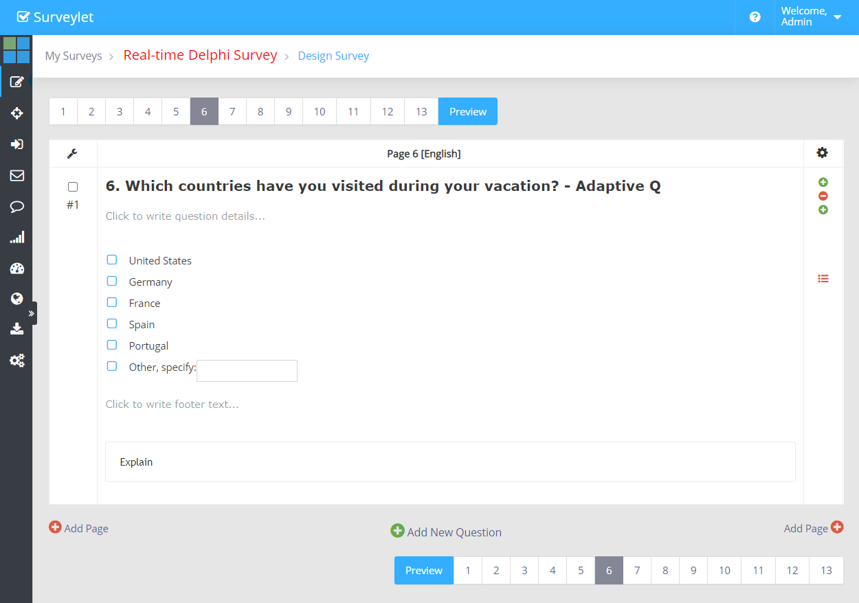 Multiple Choice Checkbox